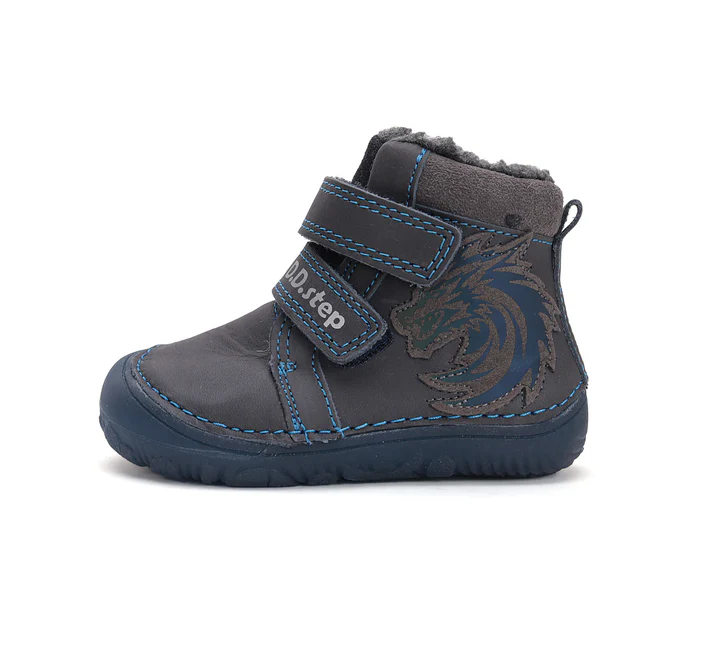 D.D.Step - winter barefoot boots for kids.