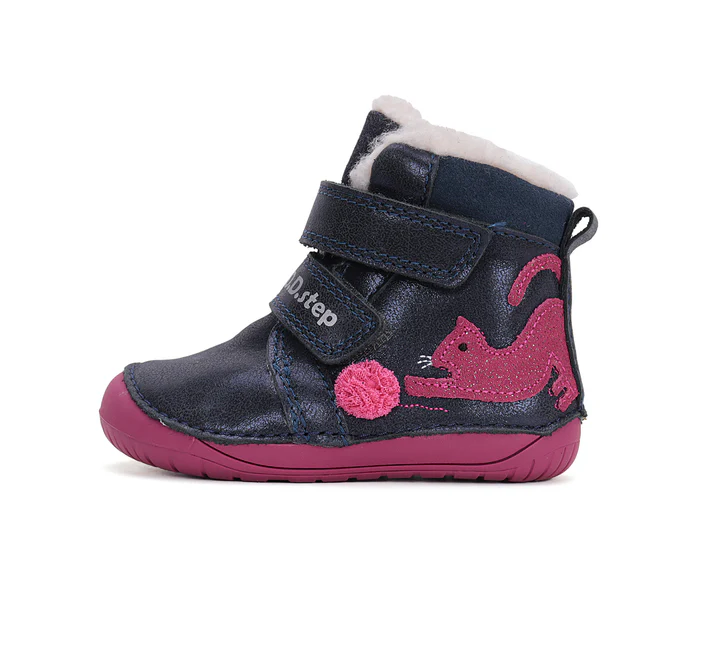 D.D.Step - zimní barefoot boty pro děti.