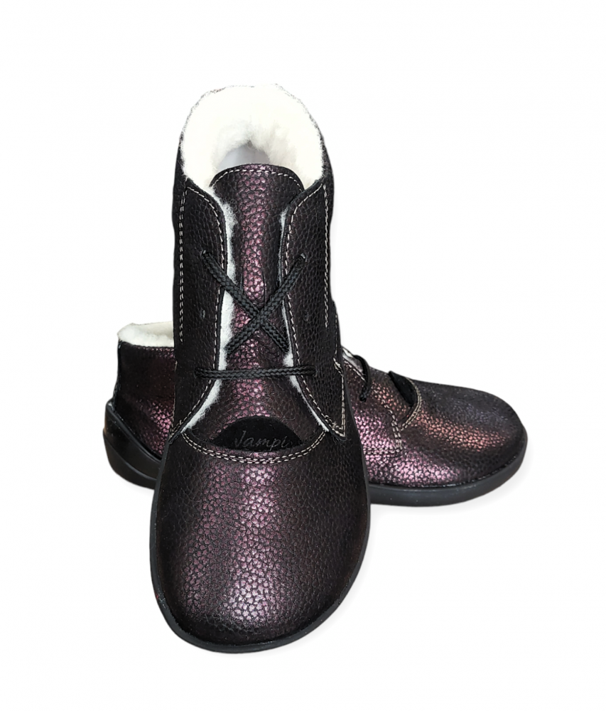 Jonap Jampi City burgundy gloss winter :: Barefootkids